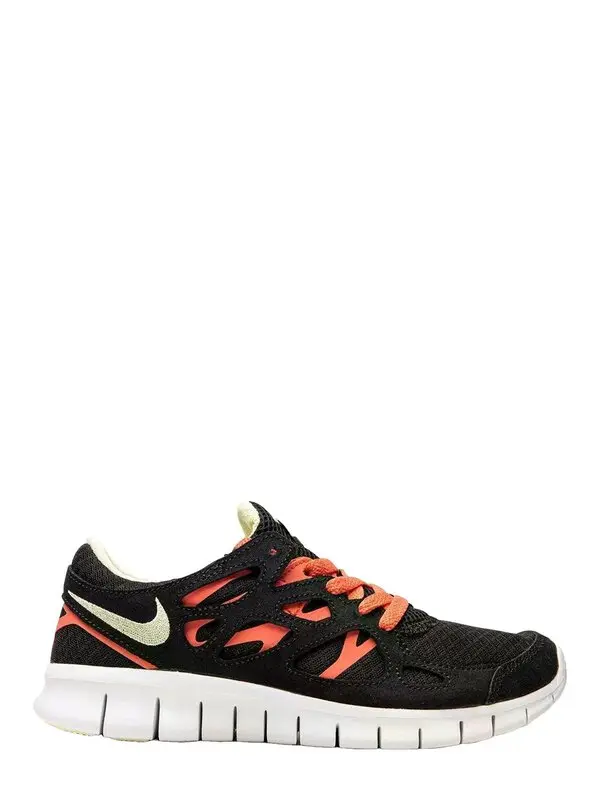 Nike Free Run 2 /orange Sneakers - Black