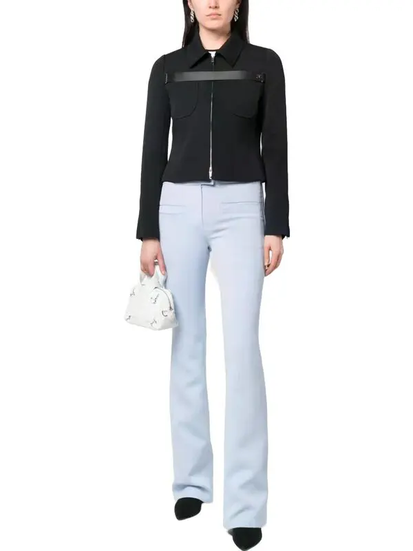 COURREGES Light Flared Trousers - Blue