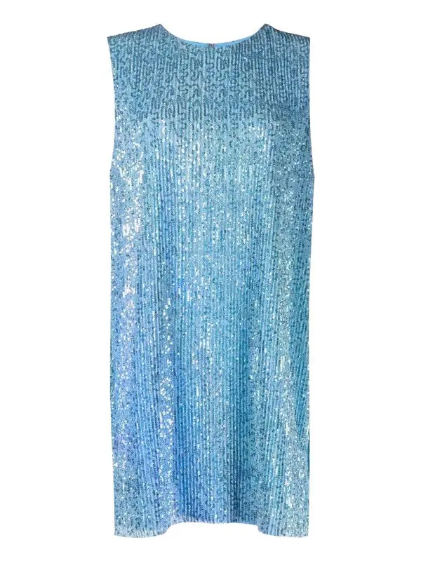 Stine Goya Isha Sequin-embellished Tunic Top - Blue