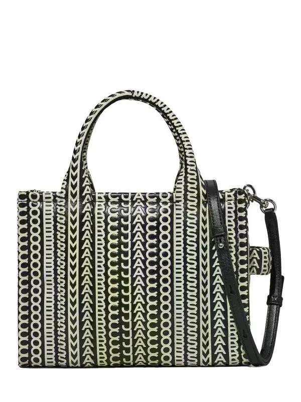 Marc Jacobs The Monogram Leather Small Tote Bag - Black