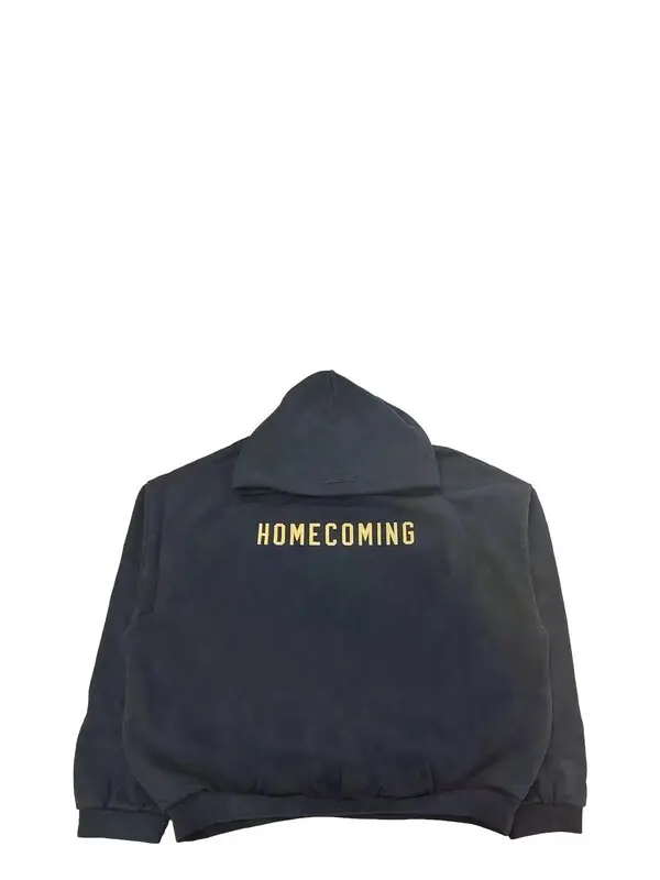 Fear Of God Slogan Print Hoodie - Black