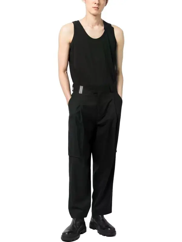 MARINA YEE Straight-leg Wool Trousers - Black