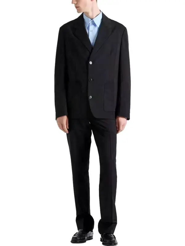 Prada Single-breasted Blazer - Black