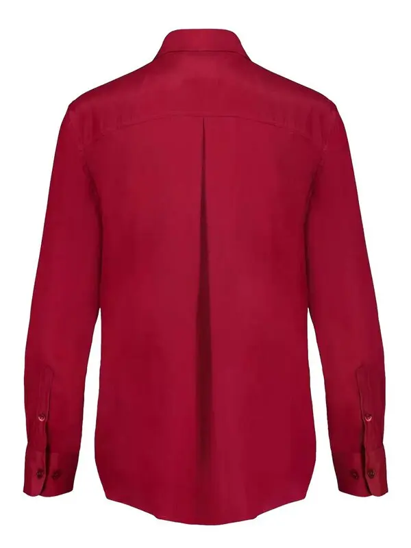 PAULA Silk Shirt - Red