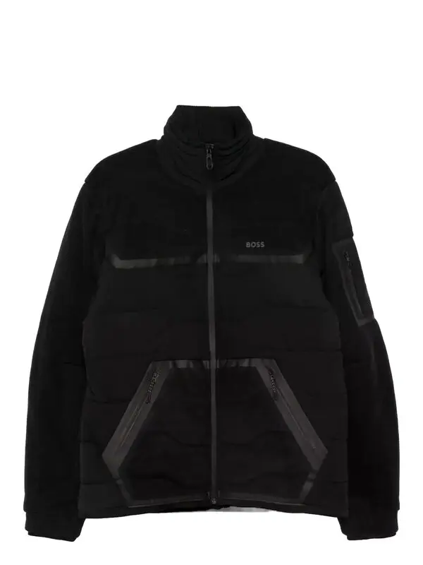 BOSS Zip-fastening Puffer Jacket - Black