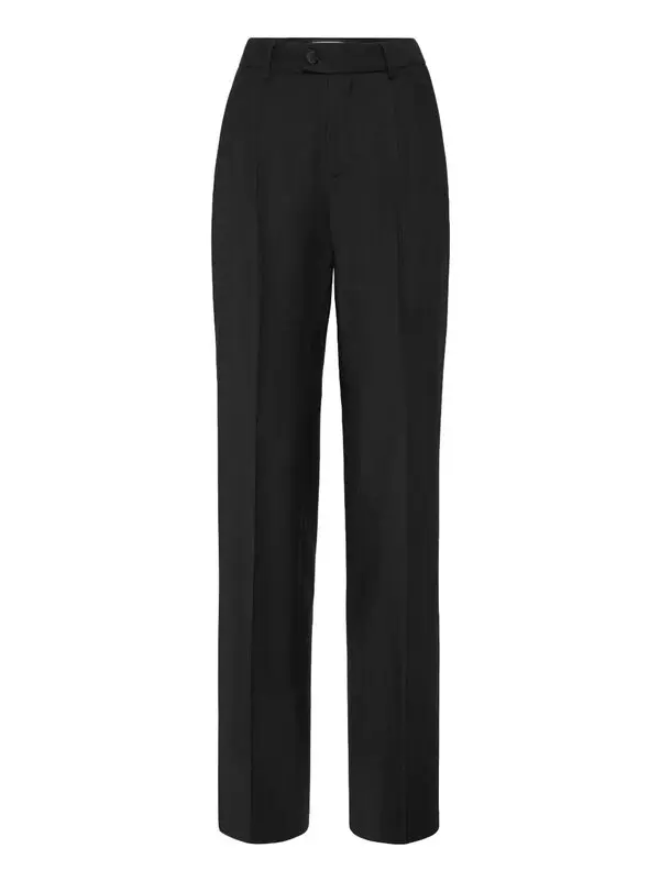 Philipp Plein Tailored Pleated Trousers - Black