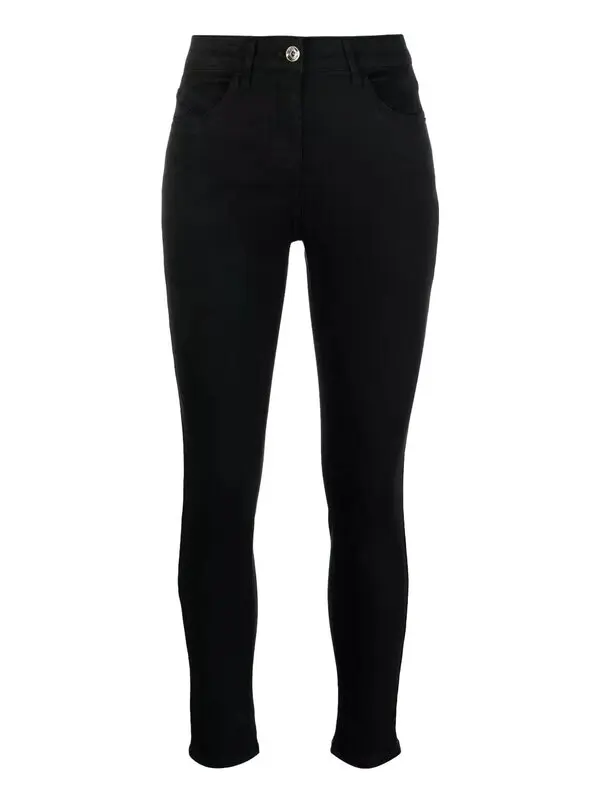 Patrizia Pepe High-rise Skinny Jeans - Black