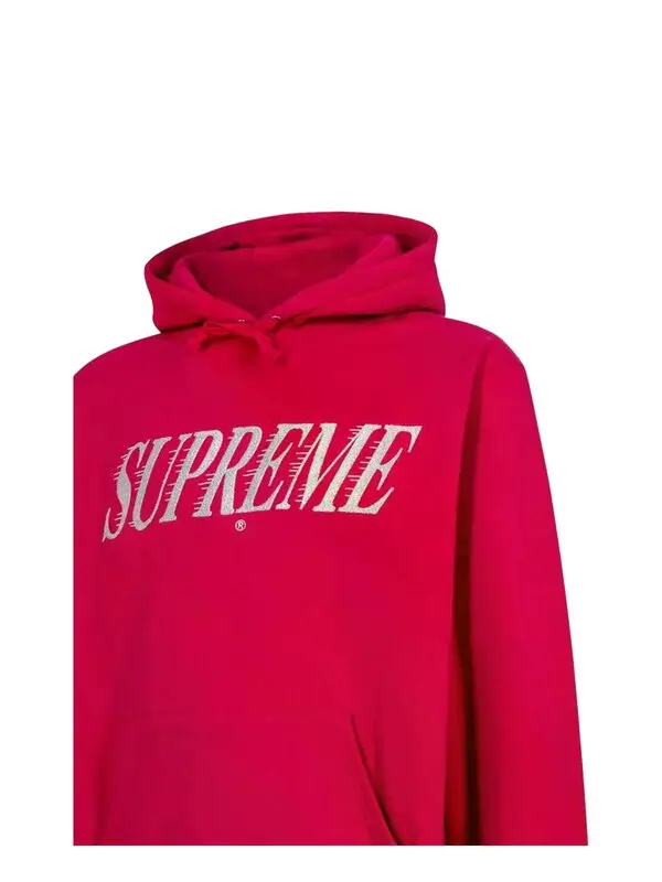 Supreme Crossover Logo-print Hoodie - Red