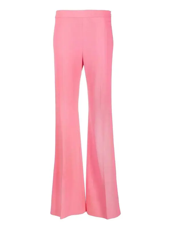 Moschino Pressed Crease Flared Trousers - Pink