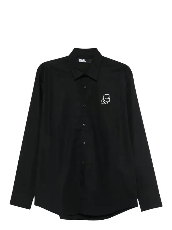 Karl Lagerfeld Ikonik Karl Shirt - Blue