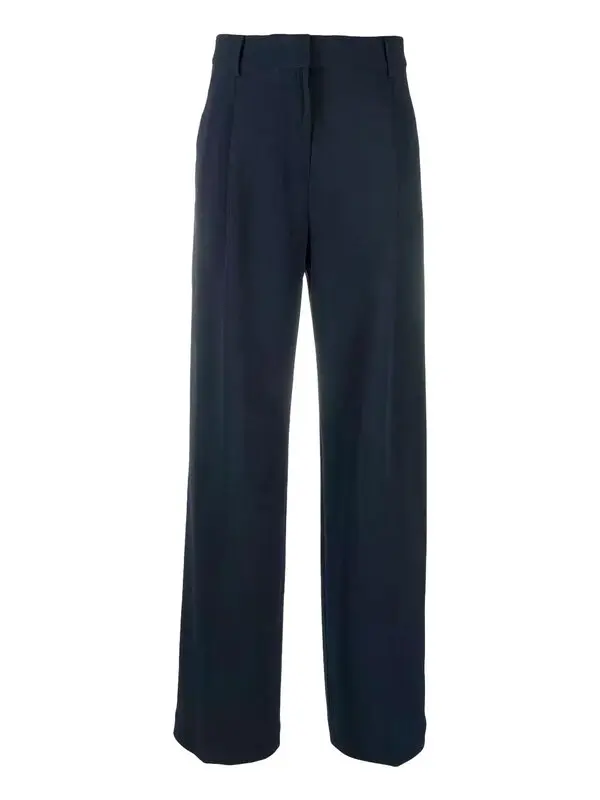 Michael Kors Wide-leg Tailored Trousers - Blue