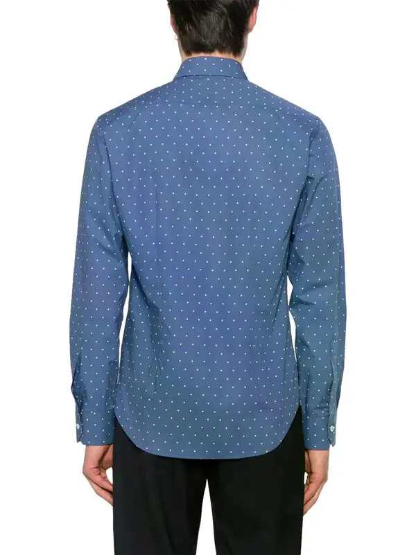 Paul Smith Polka Dot-print Shirt - Blue