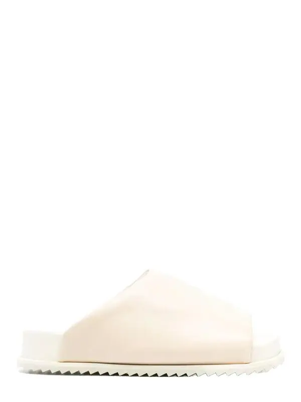 YUME YUME Open-toe Slip-on Slides - Neutrals