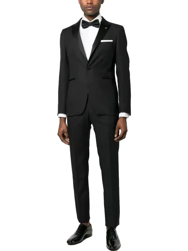 Tagliatore Single-breasted Dinner Suit - Black