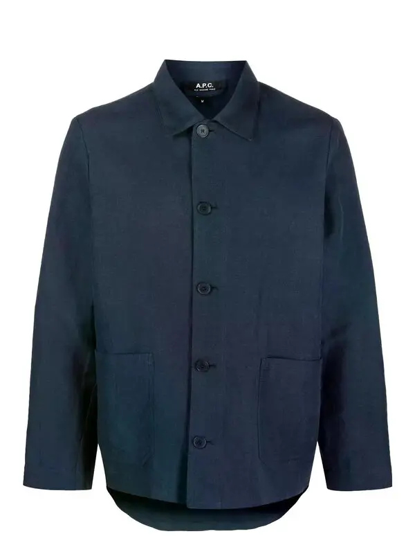 A.p.c. Button-up Jacket - Blue