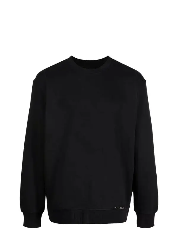 3.1 Phillip Lim Logo Patch Detail Sweatshirt - Black