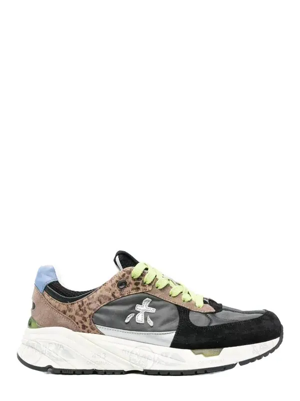 Premiata Mase Logo-patch Sneakers - Black