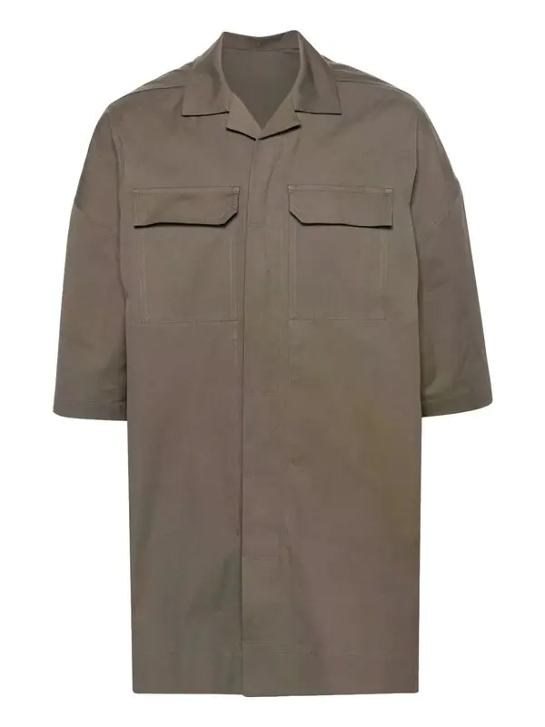 Rick Owens Magnum Tommy Cotton Shirt - Grey