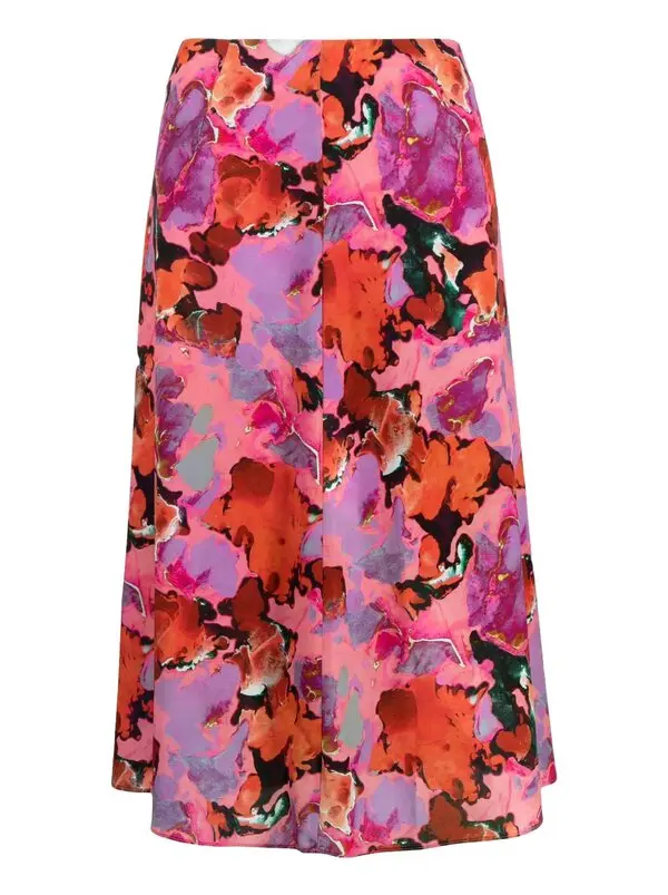 Paul Smith Graphic Print A-line Skirt - Multicolour