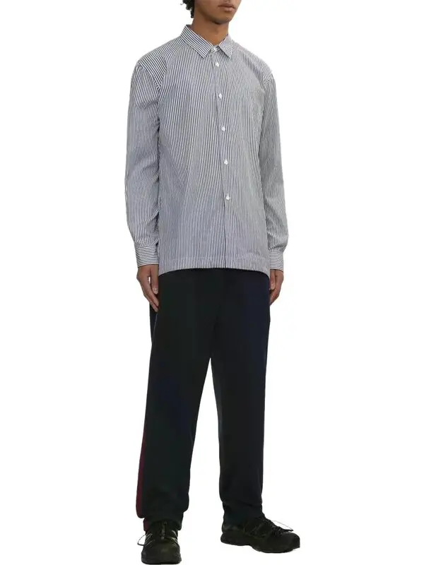 Comme Des Garçons Striped Shirt - Blue
