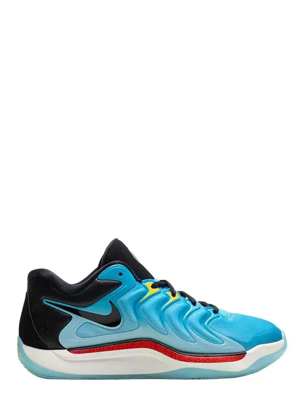 Nike Kd 17 N7 Lace-up Perforated Sneakers - Blue