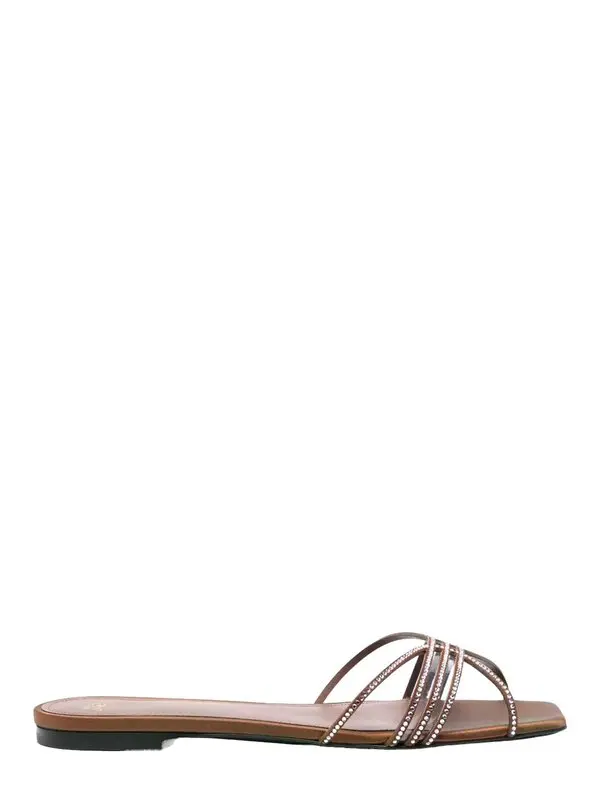 ALEVI MILANO Agnese Flat Sandals - Brown