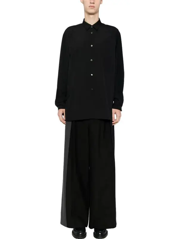 Comme Des Garçons Pocket-patched Shirt - Black