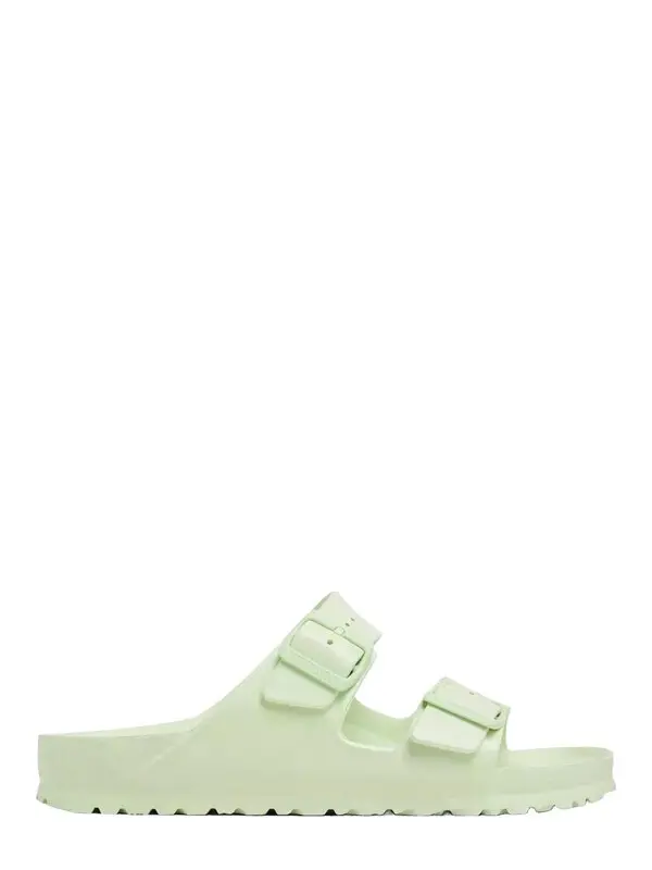 BIRKENSTOCK Buckled Flat Slides - Green