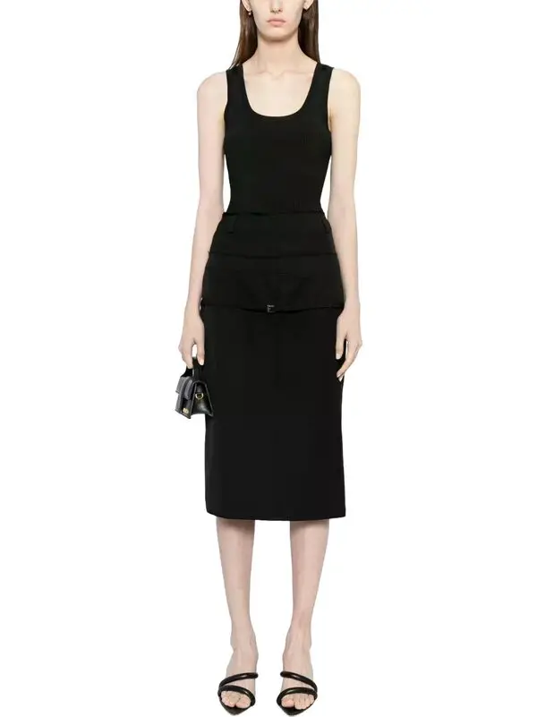 Zimmermann Halliday Ribbed Tank Top - Black