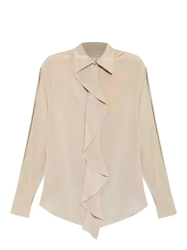 Victoria Beckham Silk Shirt - Neutrals
