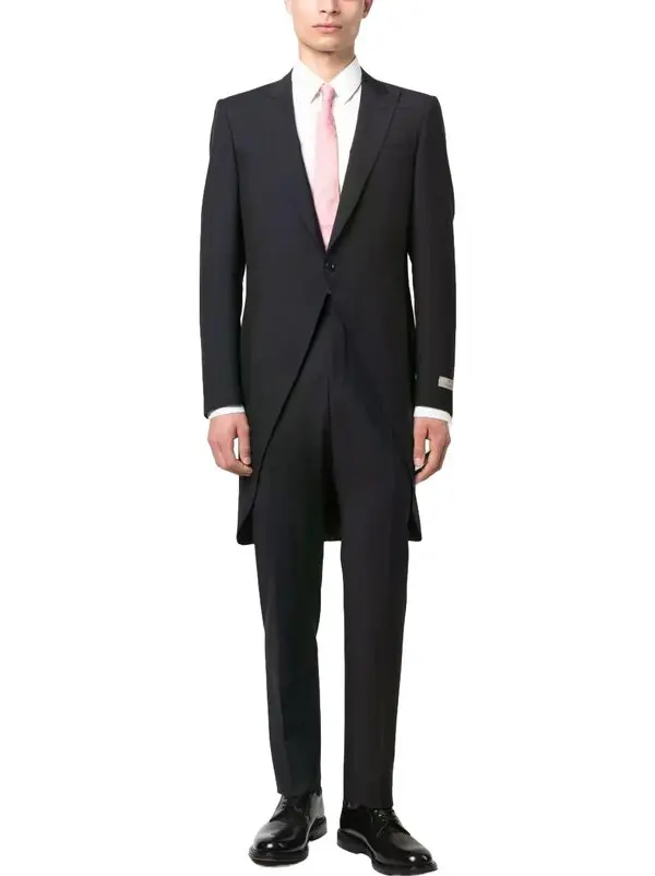 Canali Single-breasted Wool-mohair Suit - Blue