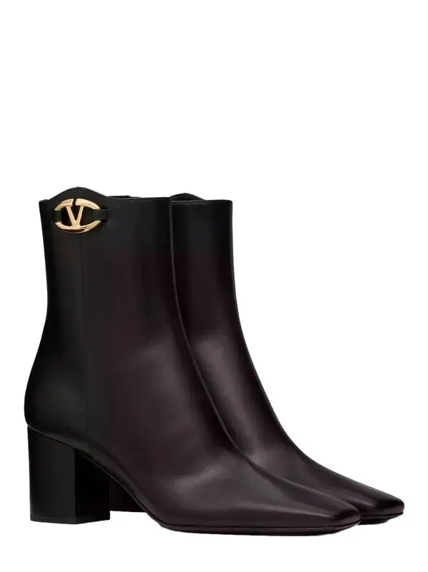 Valentino Garavani 70mm Vlogo The Bold Edition Ankle Boots - Black