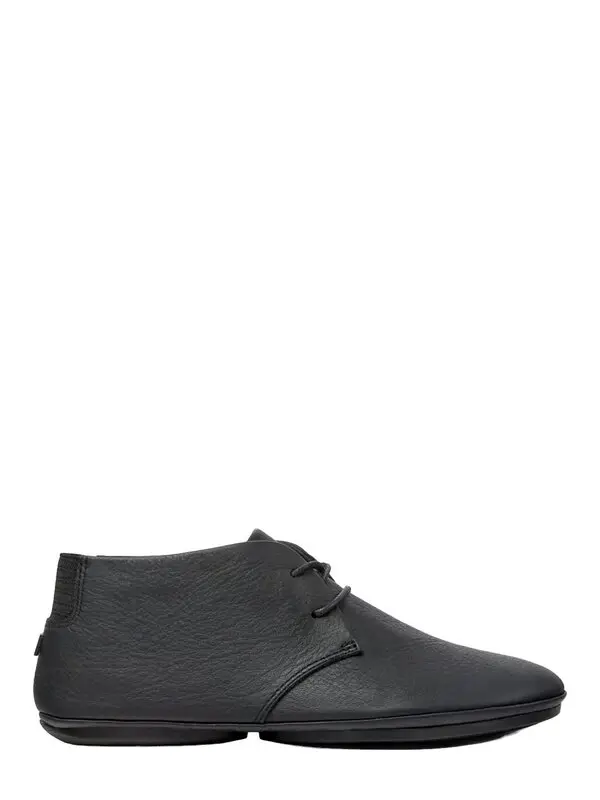 Camper Nina Asymmetric-toe Leather Boots - Black