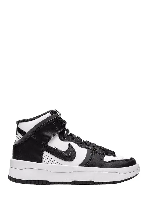 Nike Dunk High Up Panda Sneakers - Black