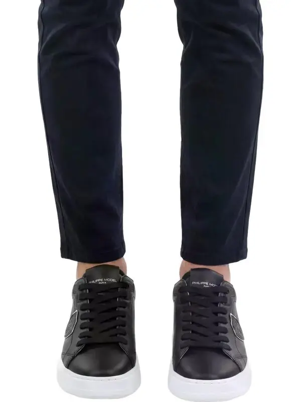 Philippe Model Tres Temple Low-top Sneakers - Black