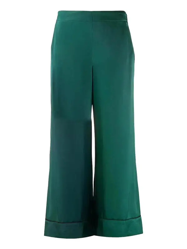 BLANCA VITA Phoebe Cropped Trousers - Green