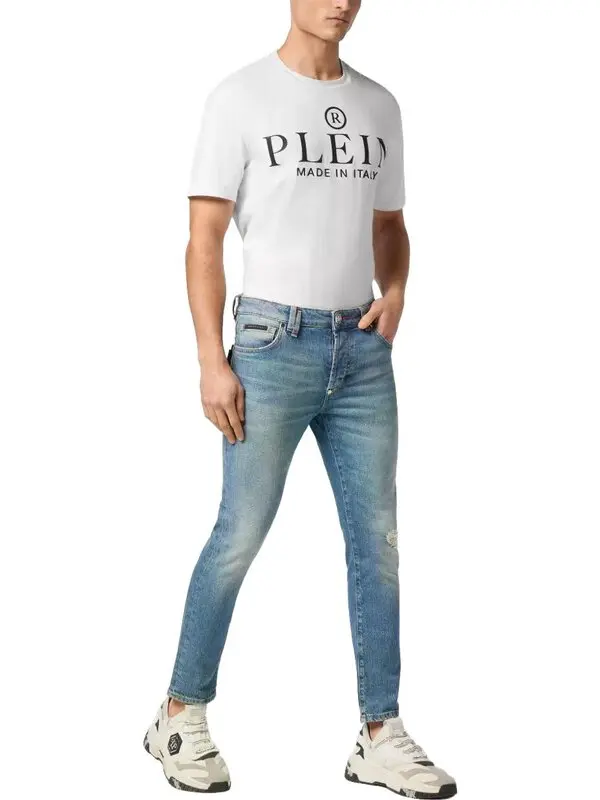 Philipp Plein Skinny Five-pocket Jeans - Blue