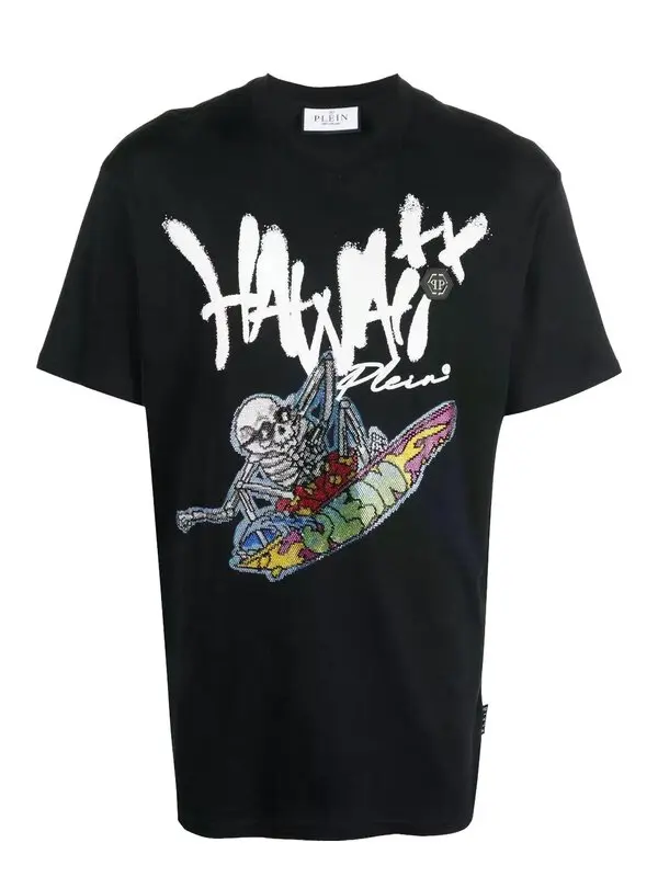 Philipp Plein Graphic-print Short-sleeved T-shirt - Black