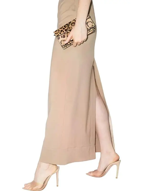 GIANVITO ROSSI Elle 105mm Transparent Strap Mules - Neutrals
