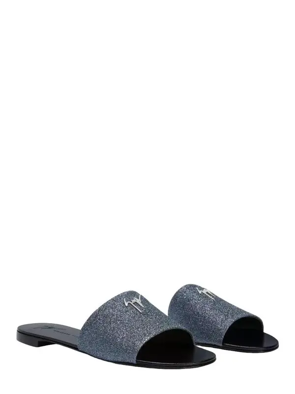 GIUSEPPE ZANOTTI Shirley Glitter Sandals - Grey