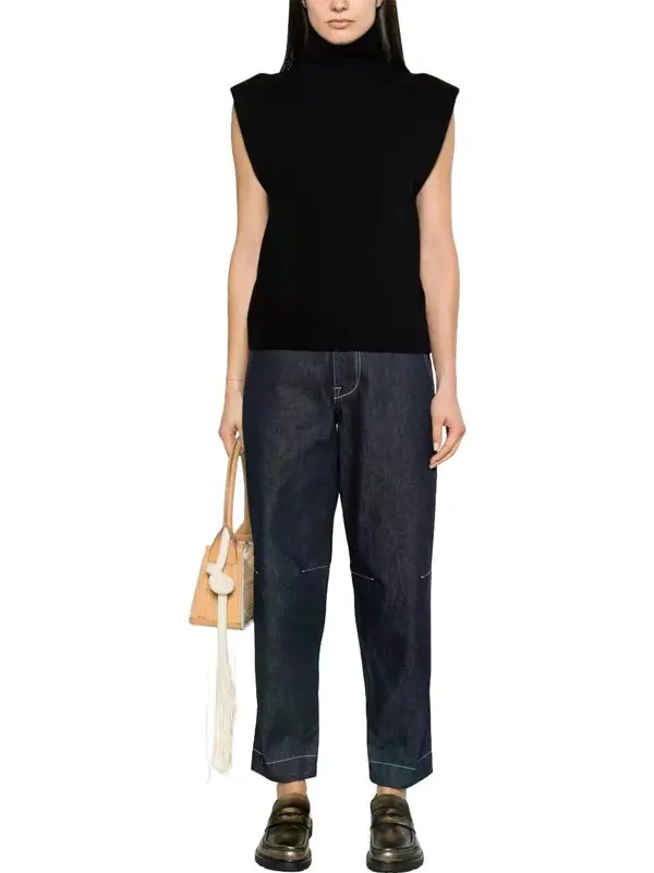 TOOGOOD Engineer High-rise Tapered Jeans - Blue
