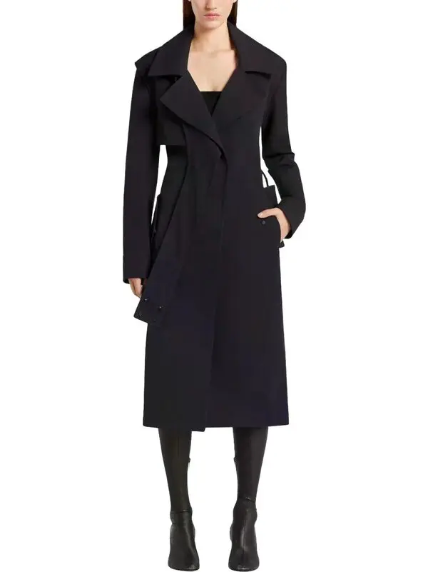 COURREGES Twist Trench Coat - Blue