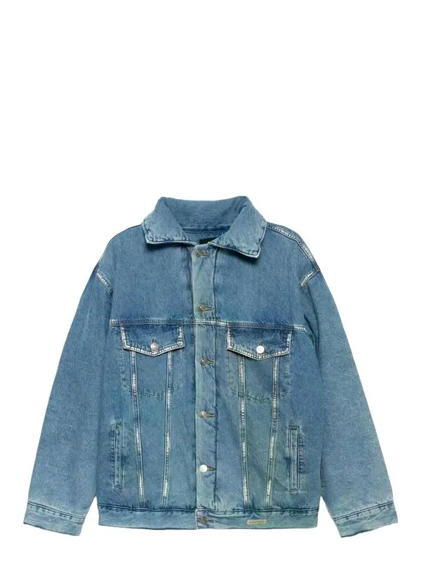 GROUND ZERO Denim Trucker Jacket - Blue