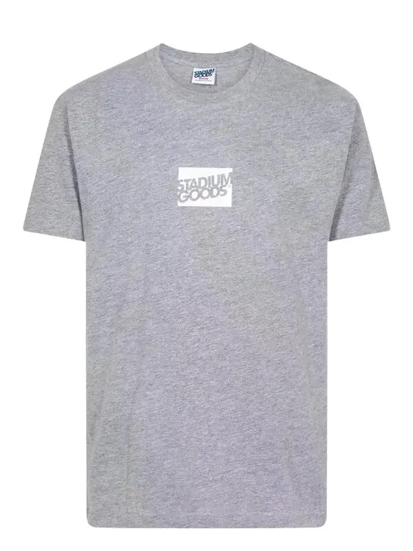 STADIUM GOODS Boxed Tilt Logo Heather T-shirt - Grey