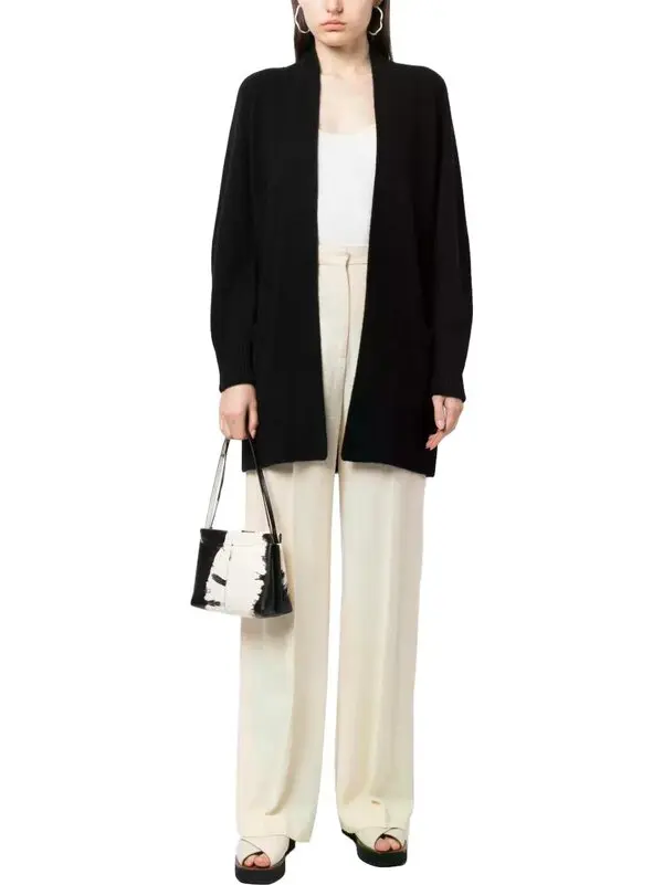 Vince Open-front Cashmere Cardigen-coat - Black