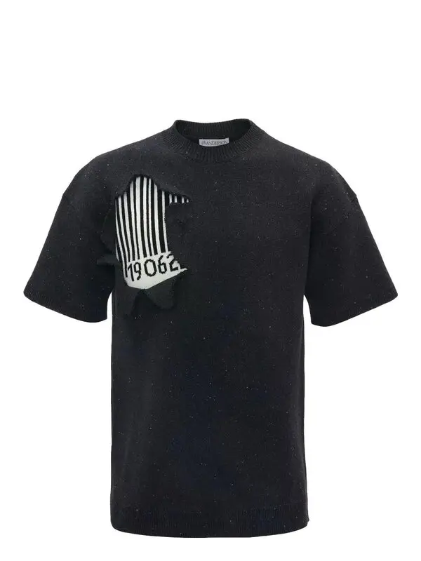 JW Anderson Barcode Print Sweatshirt - Black