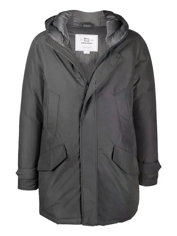 Woolrich Polar High Collar Parka - Grey