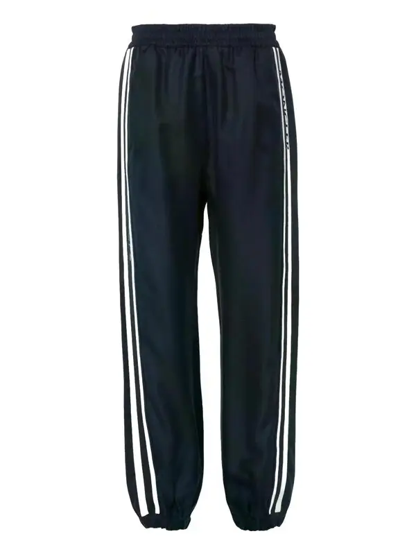 Moncler Logo-embroidered Track Pants - Blue