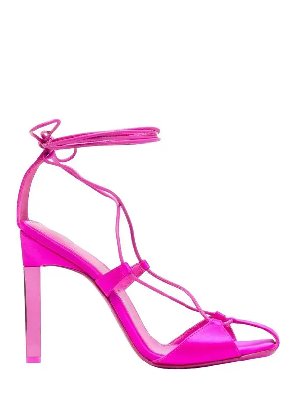 Attico Adele 105mm Stiletto Sandals - Pink