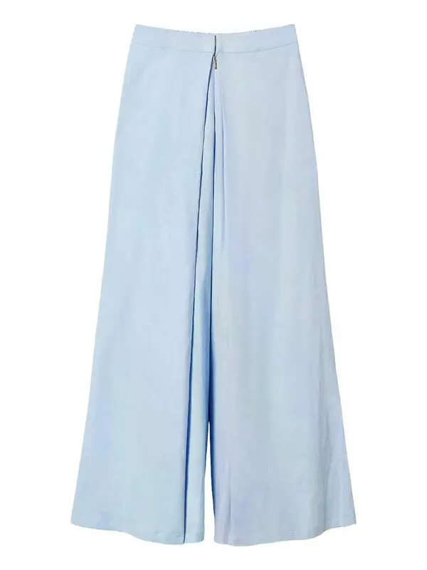 TWINSET Flared Slit Trousers - Blue